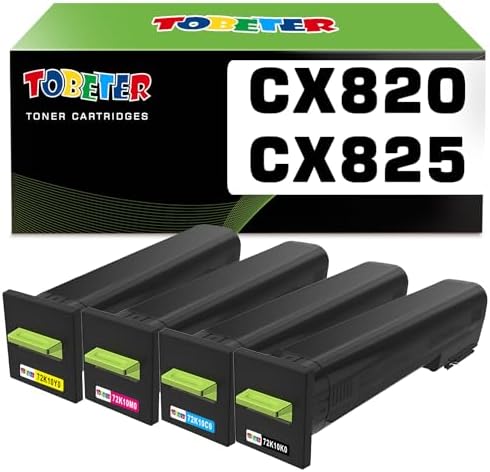 Amazon.com: ToBeter CX820 CX825 Toner Replacement for Lexmark CX820 ...