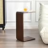 Amazon.com: LNRLZYLS C-Shaped Solid Wood Table, Multi-Purpose Coffee ...