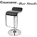 Amazon.com: South Mission Gamma Adjustable Synthetic Leather Bar Stools ...