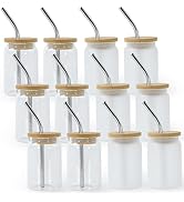 Amazon.com | FECBK 3 oz Mini Tumbler Shot Glass with Straw and Lid 12 ...