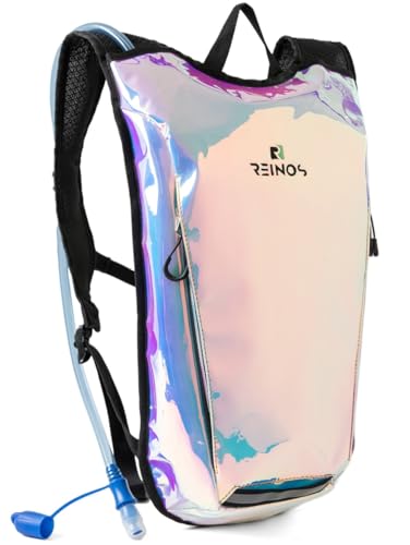 REINOS Hydration Backpack Pack with 2L Water Bladder Rave Essentials ...