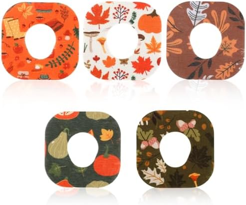 Amazon.com: 25pcs Sensor Covers for Dexcom G7, Autumn Maple Leaf Style ...