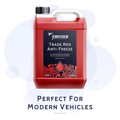 Ready to Use Red Antifreeze Coolant 5L – Jennychem Long-Life Engine ...