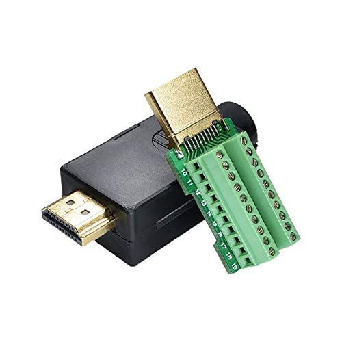 3nh® Hdmi 2.0 Hd Adapter Male Connector Breakout to 19P Terminal Board ...