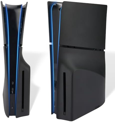 Amazon.com: 5 in 1 Black Plates for PS5 Slim Disc and Digital Edition ...