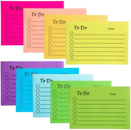 Amazon.com : 9 PCS to do List Sticky Notes,3x4 Inch Lined Sticky Notes ...