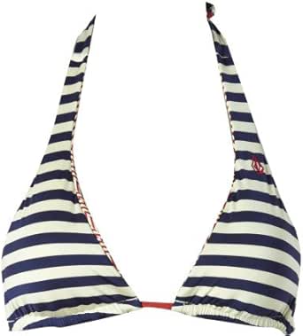 Amazon.com: Volcom Vintage Find Reversible Halter Bikini Top - Women's ...