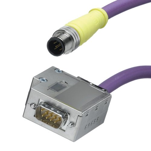 Brad BM5S32PP4M010 Profibus Micro-Change (M12)-to-D-Sub Double-Ended ...