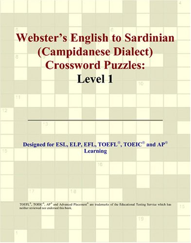 Webster's English to Sardinian (Campidanese Dialect) Crossword Puzzles ...