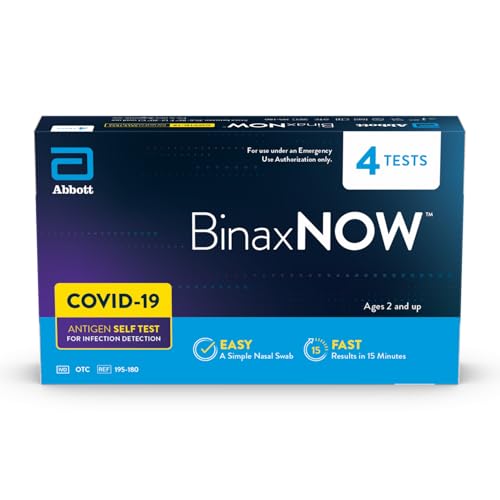 BinaxNOW COVID 19 Antigen Self Test 1 Pack 4 Tests Total COVID Test binaxnow-covid-19-antigen-self-test-1-pack-4-tests-total-covid-test