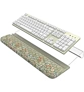 Amazon.com: HAOCOO Ergonomic Keyboard Wrist Rest, Keyboard Riser with 3 ...