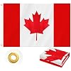 Amazon.com : Canada Flag 3x5 FT Outdoor, Double Sided Heavy Duty 210D ...