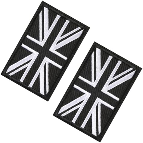 Sew-on Iron-on Embroidered Patch Union Jack British Miniature Mini Flag ...