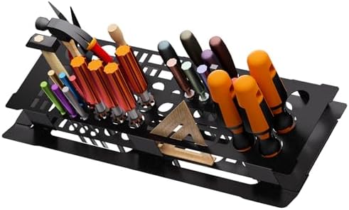Amazon.com: ESYTEOOT Bamboo Screwdriver Organizer Rack Tools Desktop ...