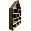 Amazon.com: TANG SONG 1 PC 11-Slot Wooden House-Shaped Mini Figures ...