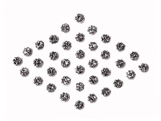 Sunaina Love Diamond Collection White Stone Bindis for Women [LC065 ...