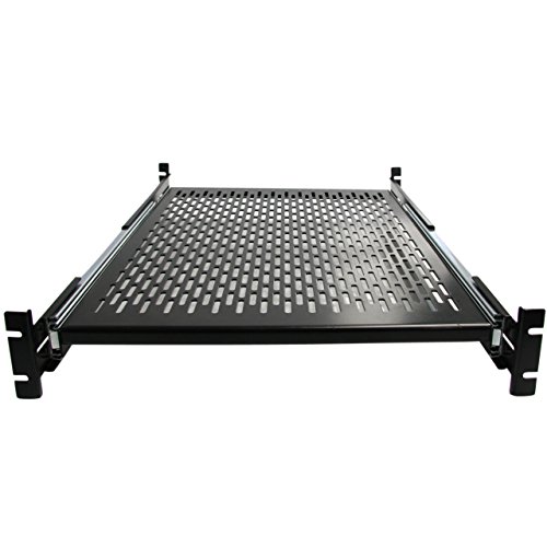 StarTech.com Étagère coulissante 2U pour rack de serveur – Profondeur ...