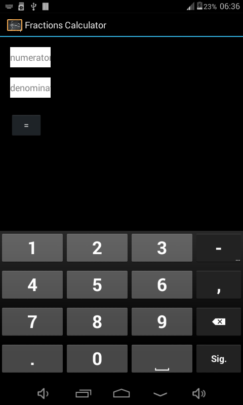 Fractions Calculator - App on Amazon Appstore