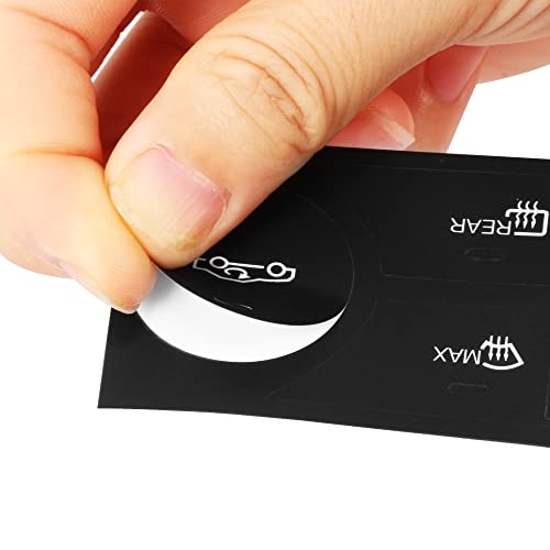 Snapklik.com : Car Interior Button Repair Sticker Kit Steering ...