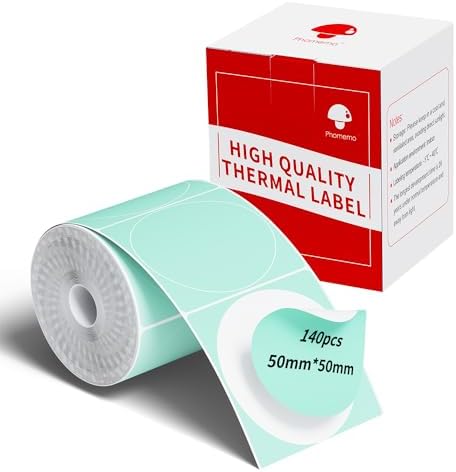 Amazon.com : M110 Label Paper 140pcs,1.96"x 1.96"(50x50mm), Compatible ...