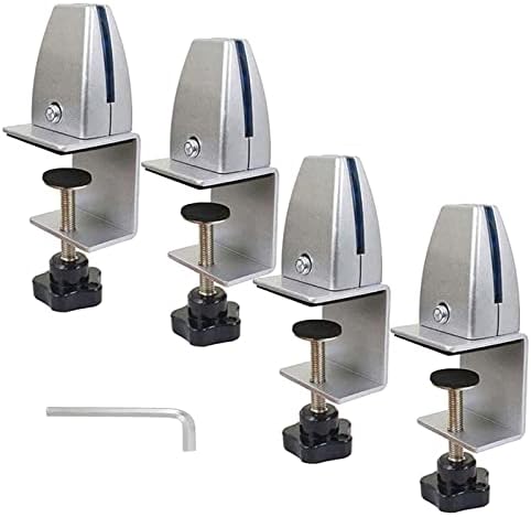 Amazon.com: 4 Pack T Shaped Office Desk Partition Clamp, Aluminum alloy ...