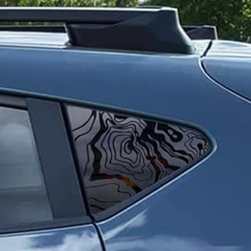 Amazon.com - Xinghe 2pcs for CrossTrek XV 2024 Rear Side Window Floral ...