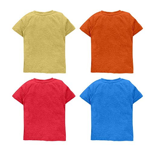 Buy NammaBaby Tees Solid Color Printed T-Shirts Summer Wear for Kids ...
