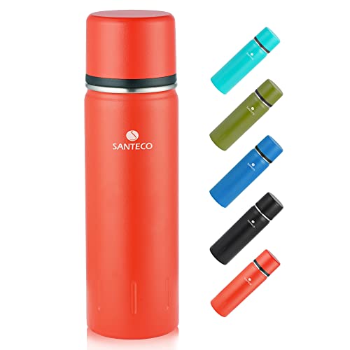 Santeco Vacuum Flask 500ml/1L, Stainless Steel Insulated Water Bottle ...