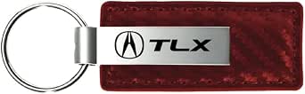 Amazon.com: Au-TOMOTIVE GOLD Carbon Fiber Leather Key Chain for Acura ...