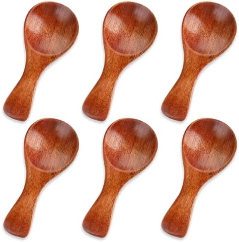 Amazon.com: Brccee AC 4PCS Mini Wooden Spoons Condiments Salt Spoons ...