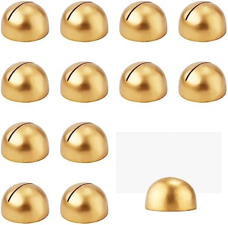 Amazon.com: PODUFF Gold Table Number Holders, 12-Pack Metal Place Card ...