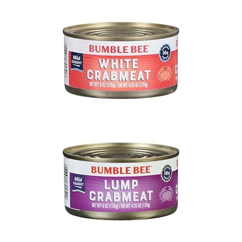 Amazon.com : Bumble Bee Crab Meat Bundle (2 Total Cans) - White Flake ...