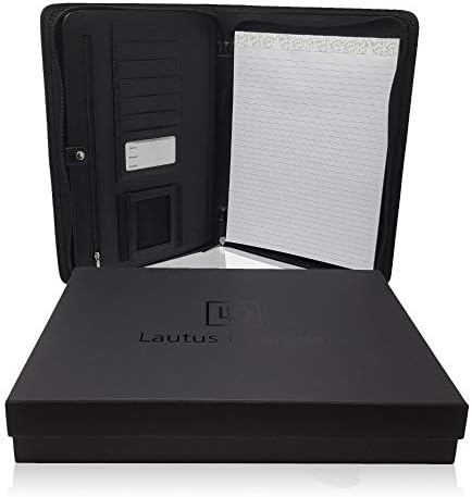 STYLIO Zippered Conference Folder. A4 Padfolio Portfolio Binder, Resume ...