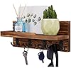 Amazon.com: WeBravery Decorative Key Hanging Rack with 4 Double Hooks ...