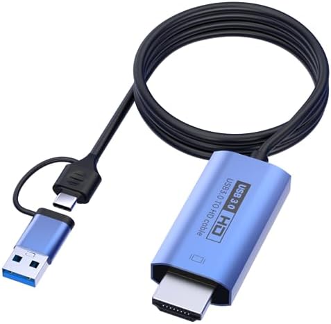 Amazon.com: suckoo Replacement 2 in 1 USB3.0 TYPEC to HDMI Cable ...