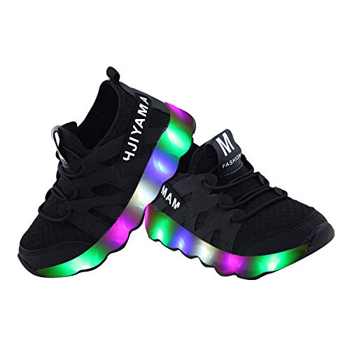 LNG Lifestyle Boys' Black Running Shoes - 3.5- 4 Years : Amazon.in ...