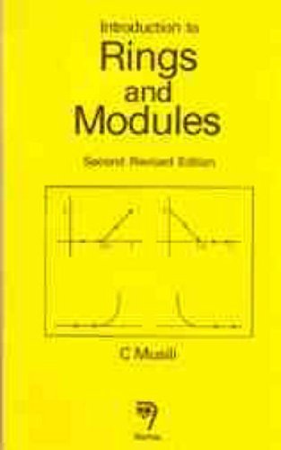 Amazon | Introduction to Rings And Modules | Musili, C. | Algebra