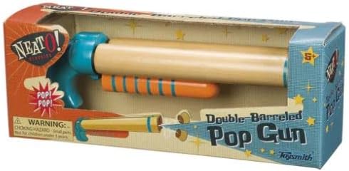 Amazon.com: Wooden Double Barreled Pop Gun : Toys & Games