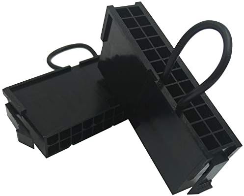 COMeap (2-Pack) 24 Pin Jumper ATX EPS PSU Power Supply Starter Bridge ...