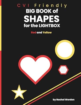 Amazon.com: CVI-Friendly BIG BOOK of SHAPES for the LIGHTBOX: High ...