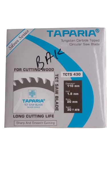 SHREE NAGANARAI PLYWOOD AND HARDWARE TCT SAW BLADE FOR WOOD (30T ATB ...