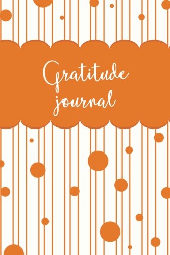 Gratitude journal: 365 days of gratefulness - Orange dots and stripes ...