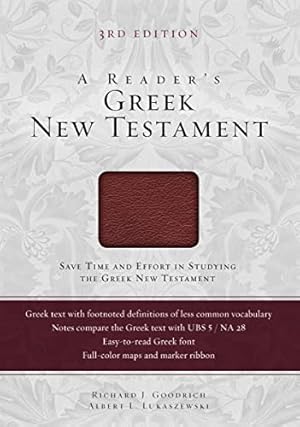Greek New Testament (UBS6): A Reader's Edition (Hardcover) (Ancient ...