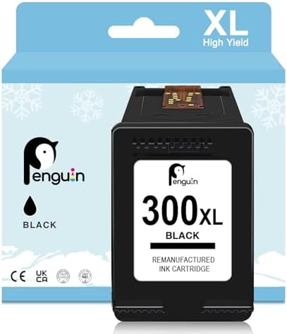 Penguin 300XL Printer Ink Cartridge Replacement Black for HP 300 XL ...