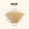 Amazon.com: PakTalk 200 Count Cone Coffee Filters #4, Natural Brown ...