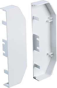 DADO TRUNKING END Cap Left and Right, Conduit Fitting Accessories Qty X ...