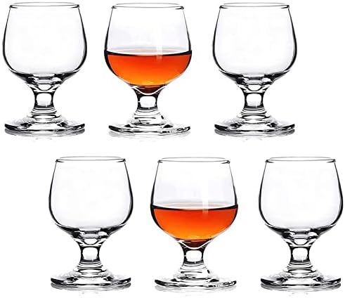 Amazon.com | Glsairy Cute Shot Glasses Small Brandy Snifters Set of 6 ...