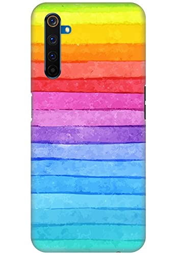 AMEZ Multicolour Wall Printed Back Cover Phone Case for Realme 6 Pro ...