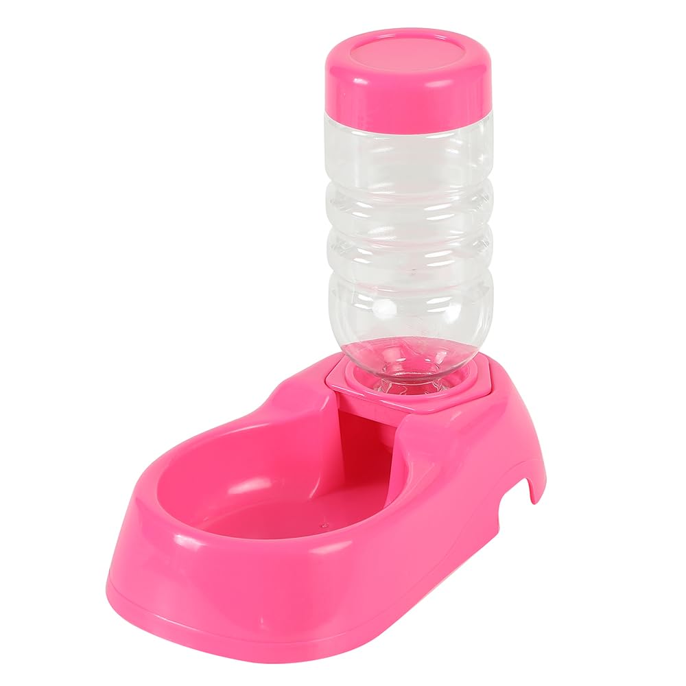 Amazon | TKY ペット用給水器 給水器 ペットボウル 留守番 外出 ペット 猫 犬 給水 水やり 水飲み 容器 ボウル (ピンク) | TKY | 水入れ・ウォーターボトル 通販