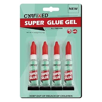 CYAFIXED Super Glue Gel, All-Purpose Superglue, Cyanoacrylate Instant ...